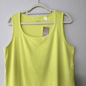 Chico's | Tops | Chicos Lime Green Womens Tank Top | Poshmark